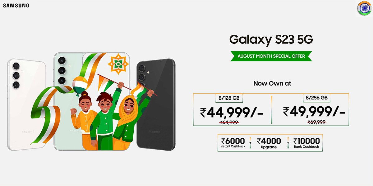 Galaxy S23 5GAugust month special offer