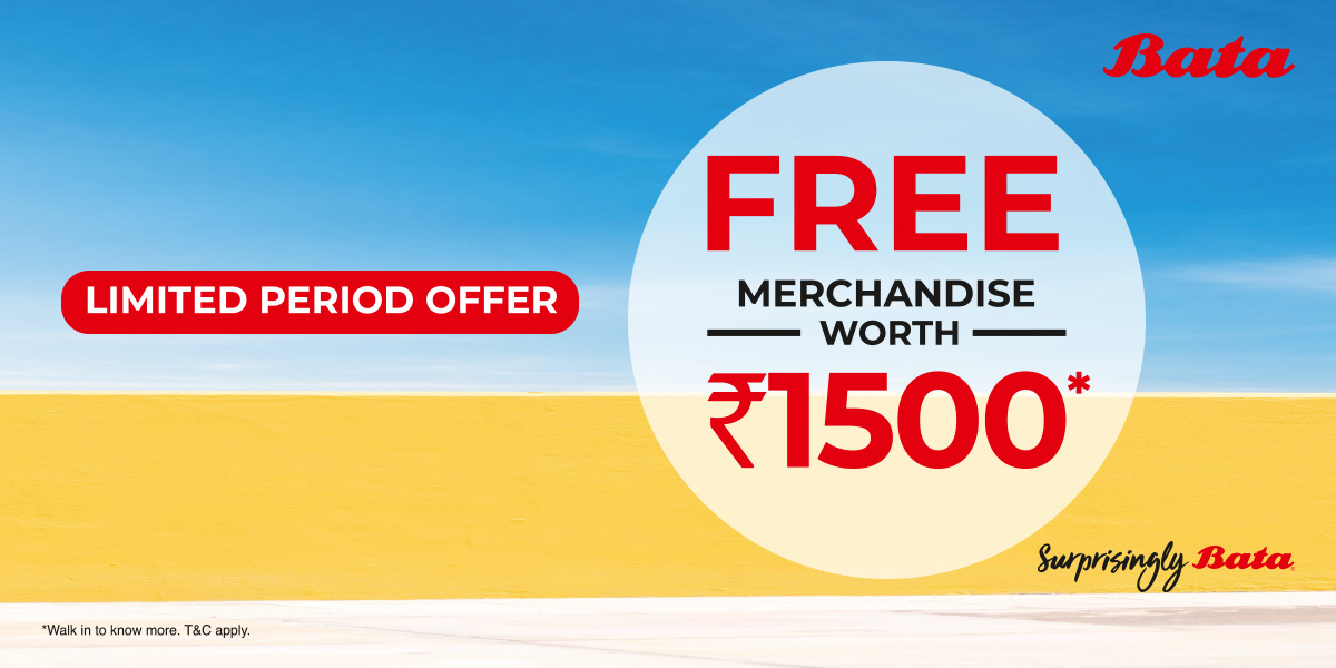 Limited period offer, free merchandise worth Rs.1500